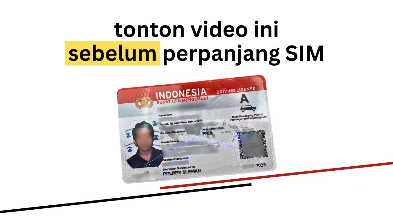 Cara Memperpanjang SIM, Ternyata Mudah! - YouTube