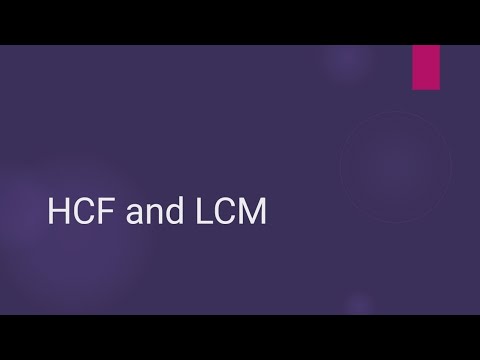 HCF & LCM - YouTube