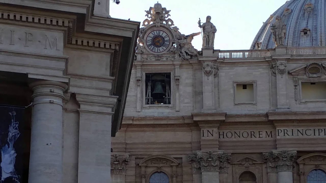 Bells ringing in St Peter's Basilica - YouTube