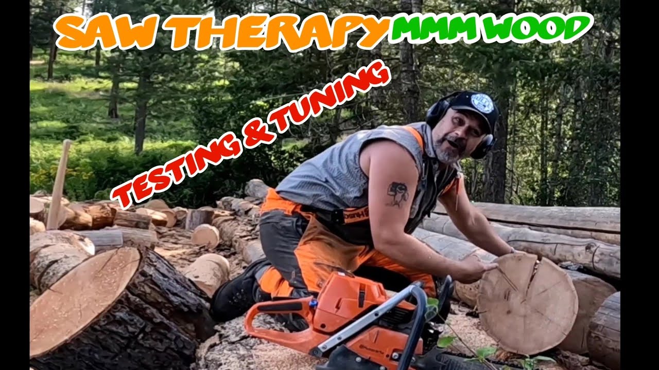 Chainsaw Therapy. Tuning Takes Time. Husky 390XP Stihl 026 Husky 572 in ...