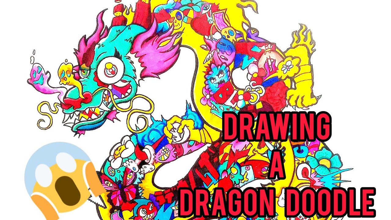 #DRAGON | DRAGON DOODLE (Inspired by vexx) - YouTube