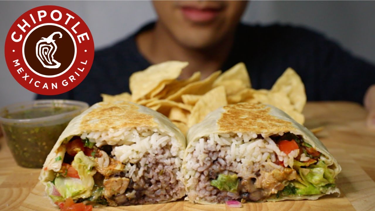 ASMR - CHIPOTLE Muk Bang (No Talking) - YouTube