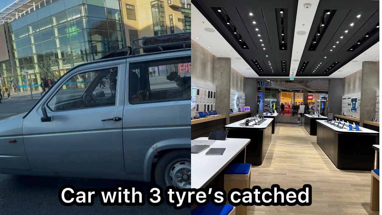 Car with 3 tyres in Edinburgh || @bhavishyavlogs || @bhavishyadahiya ...