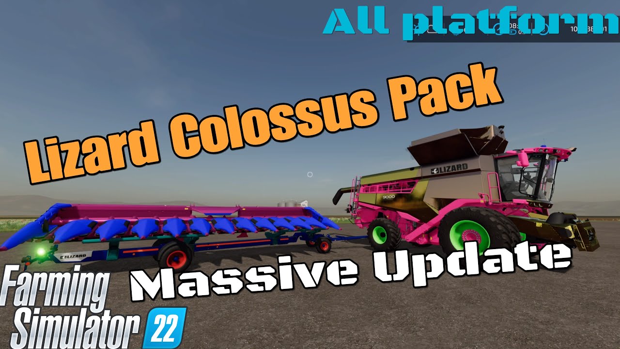 Lizard Colossus Pack / New UPDATE for all platforms on FS22 - YouTube