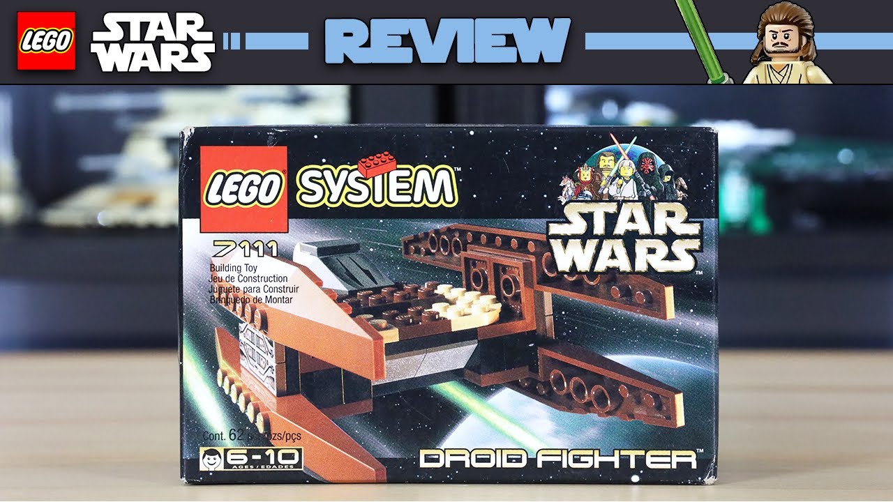 LEGO Star Wars 7111 Droid Fighter - REVIEW - YouTube