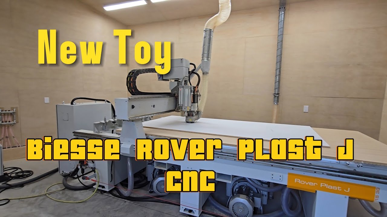 Testing Out The Biesse Rover Plast J CNC - YouTube
