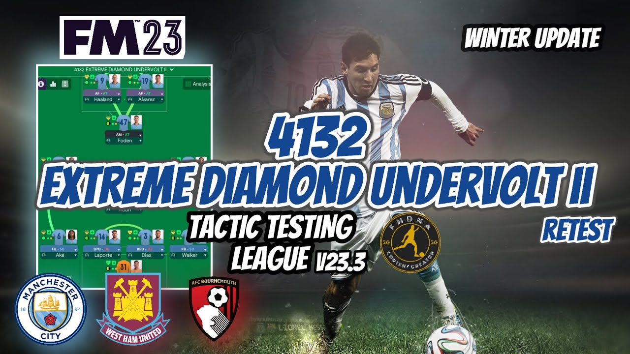 FM23 Tactic Testing League V23.3 - (RETEST) 4132 EXTREME DIAMOND ...