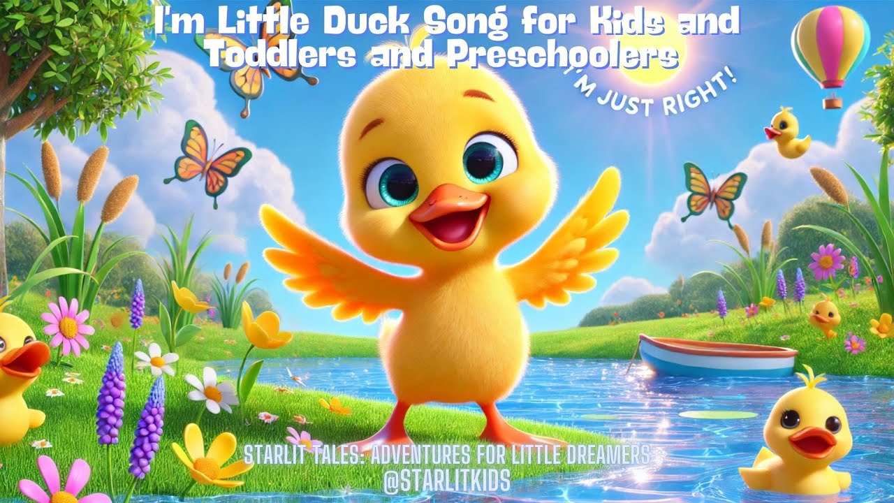I'm Little Duck Song for Kids and Toddlers and Preschoolers - YouTube