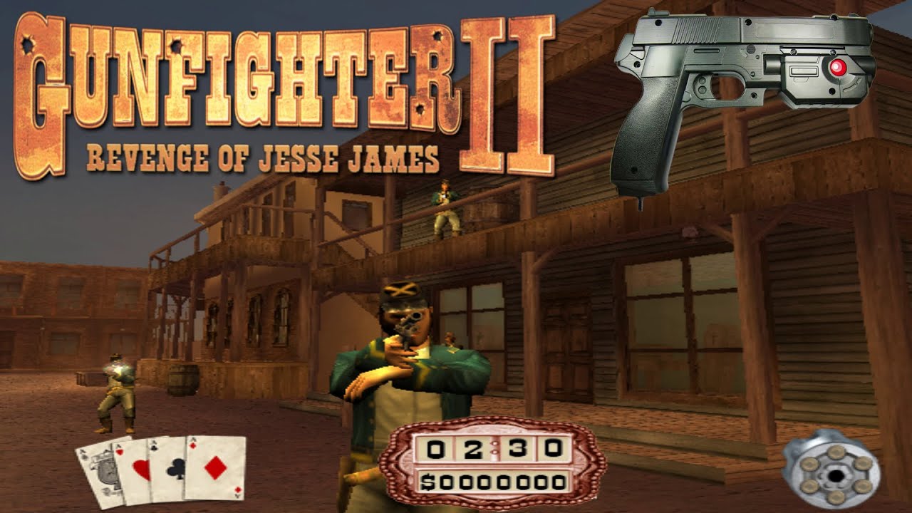 Gunfighter II Revenge of Jesse James | Playstation 2 Lightgun Longplay - YouTube
