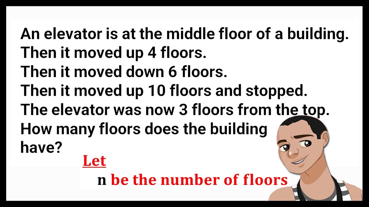 ELEVATOR PROBLEM || LOGIC - YouTube