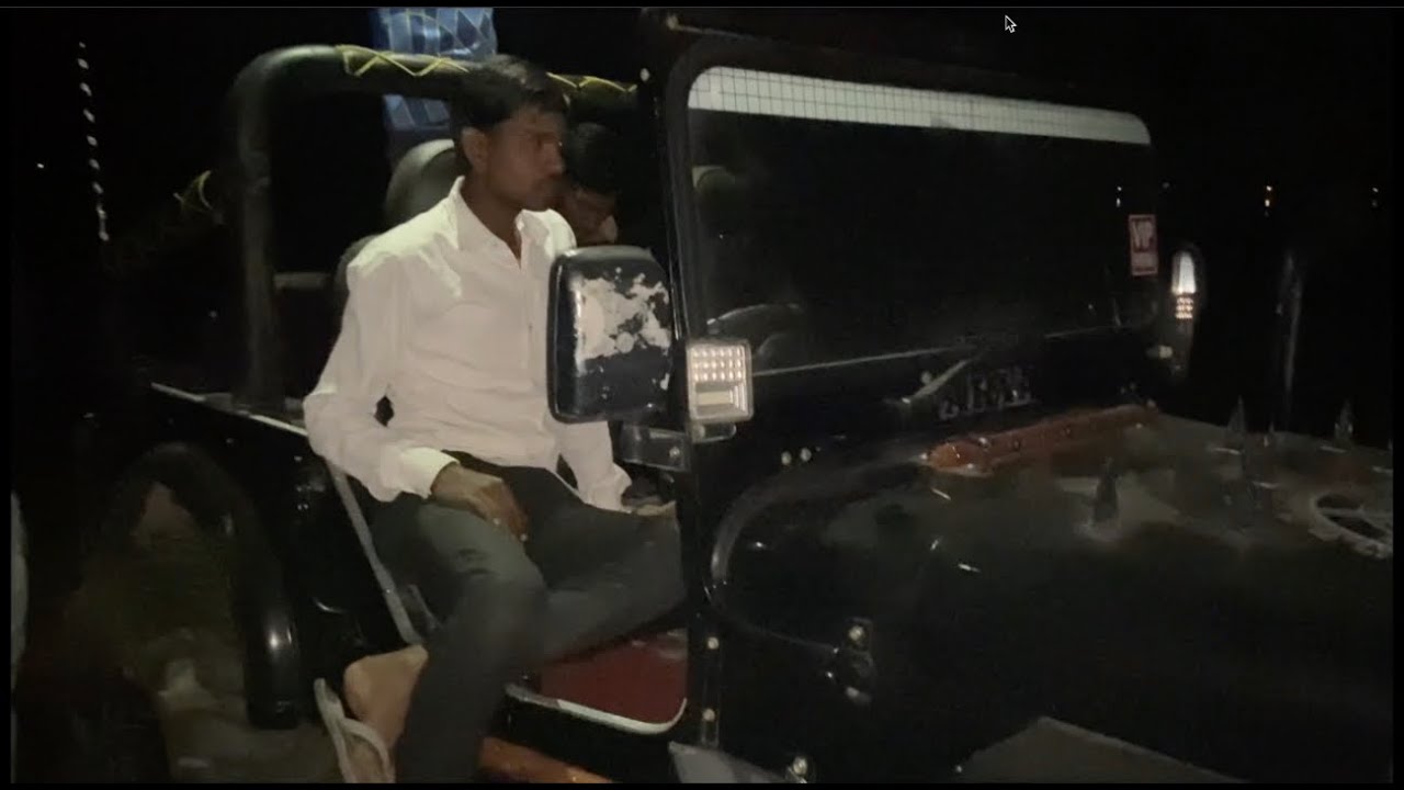 Riding Open Modified JEEP at Night in Jungle - The Wheel Lovers - YouTube