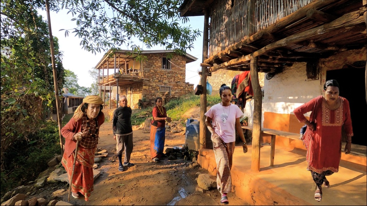 The Simple Life in the Unseen Beautiful Mountain Village | Morning ...