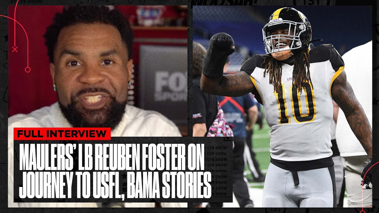 Pittsburgh Maulers' LB Reuben Foster on his journey to USFL and ...