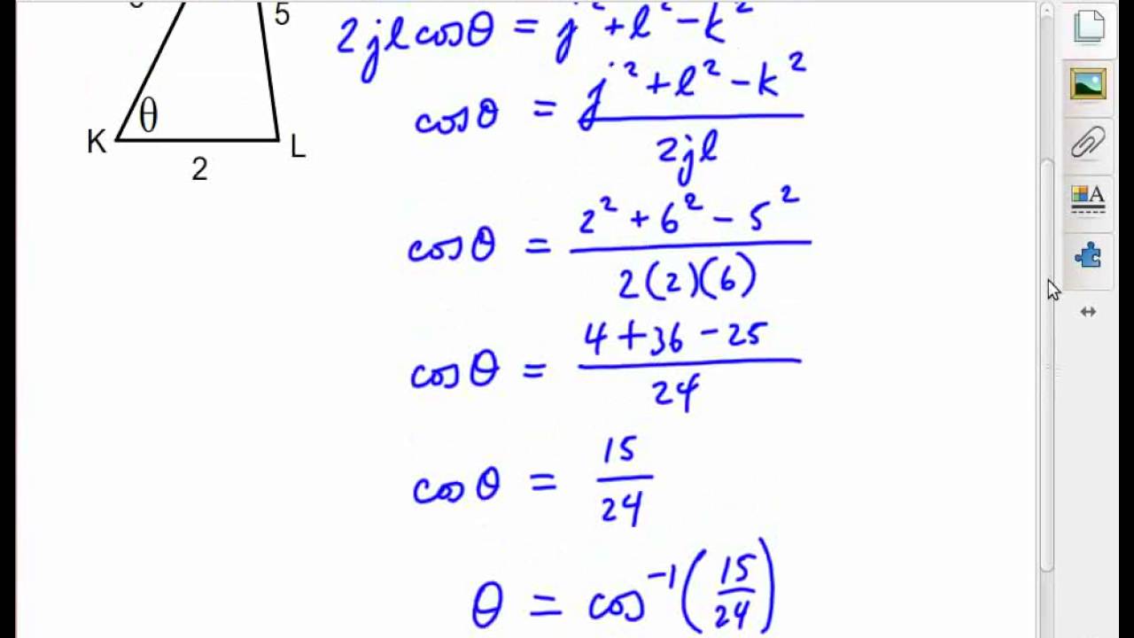MPM2D Trigonometry The Cosine Law YouTube mpm2d-trigonometry-the-cosine-law-youtube