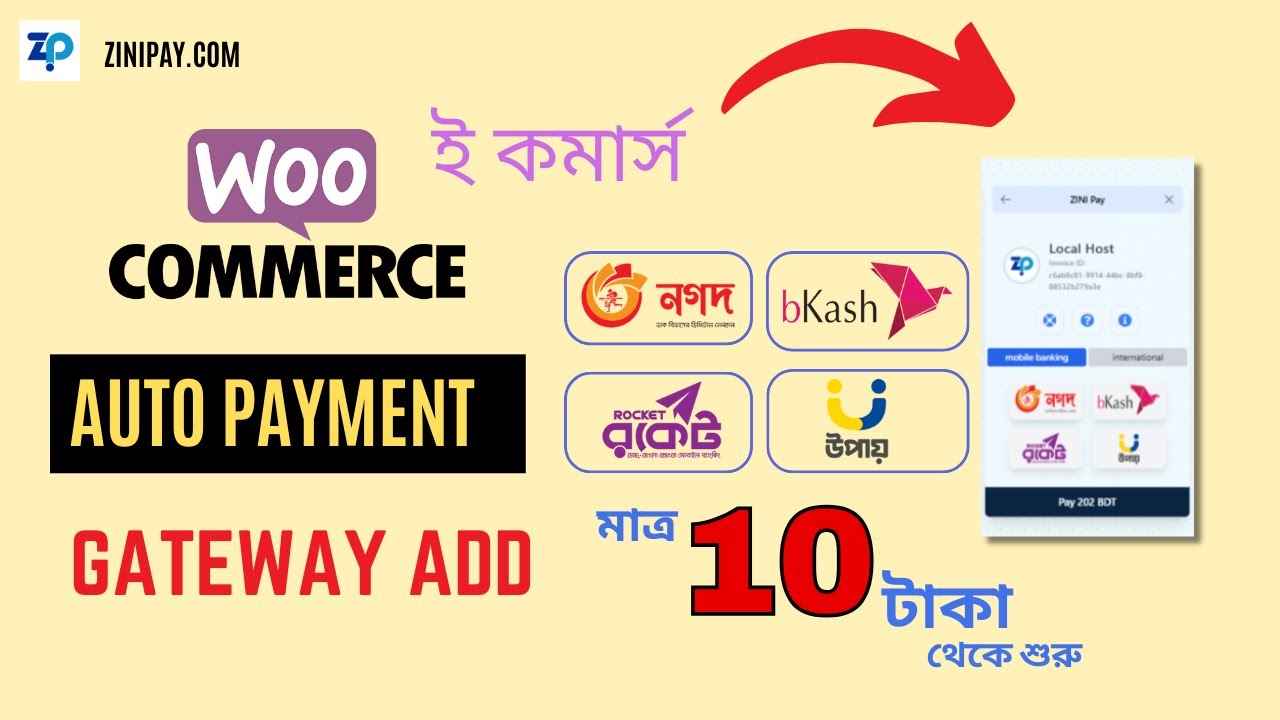 How to Add Bangladeshi Auto Payment Gateway in WooCommerce | bKash Nagad Integration in ...