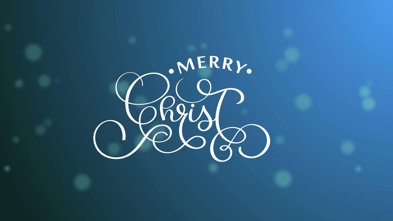 Merry Christmas Animation Text - YouTube