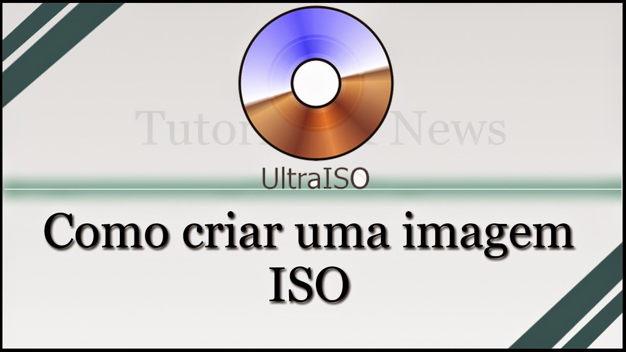 Como criar uma imagem ISO - YouTube
