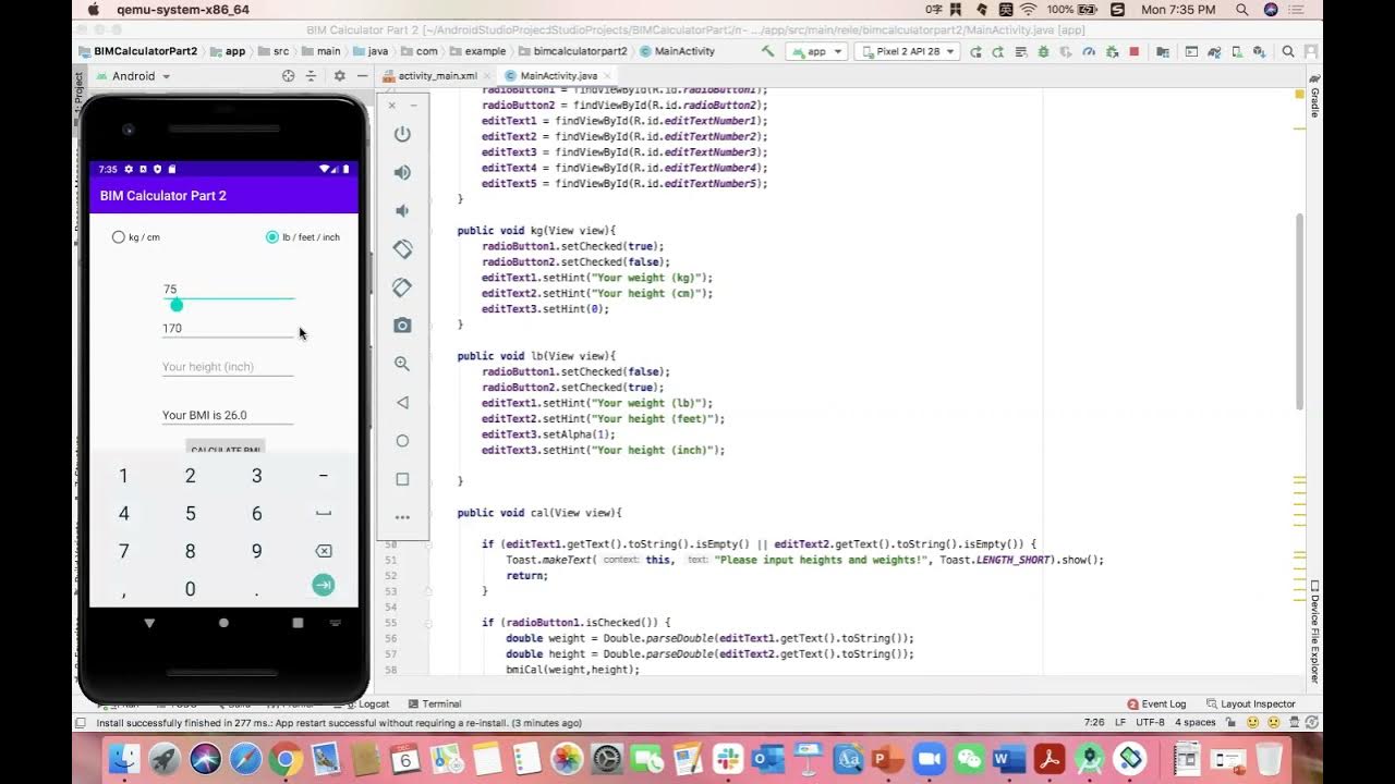 CS50 Final Project_BMI Calculator - YouTube