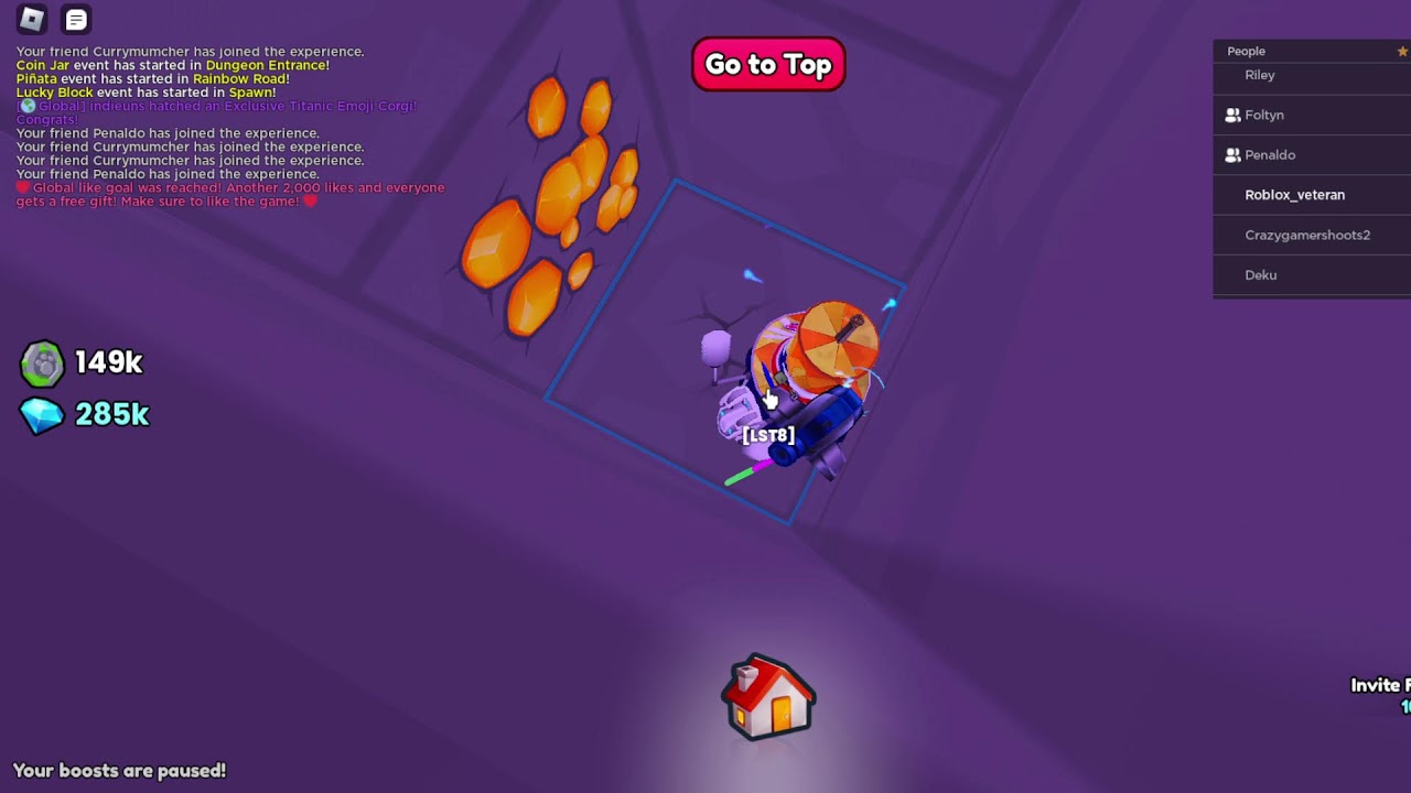 eggs and last areas coins in ps99 - YouTube