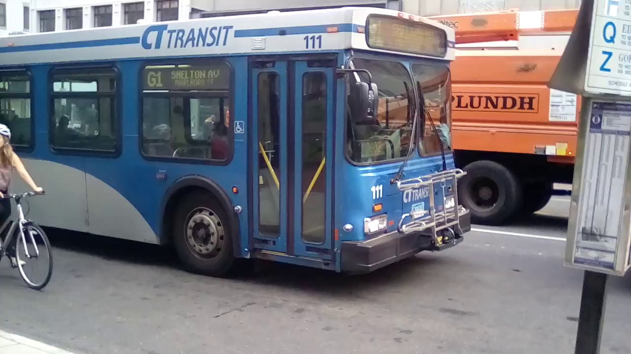 CT Transit New Haven 2001 D40LF 111 on Route G1 (Future Route 237 ...