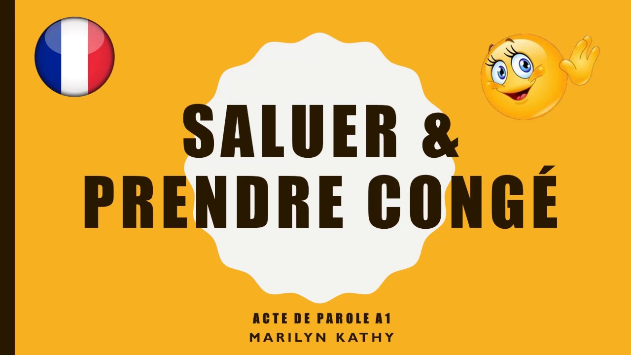 Greetings in French - Bonjour & Au revoir #learnfrench - YouTube