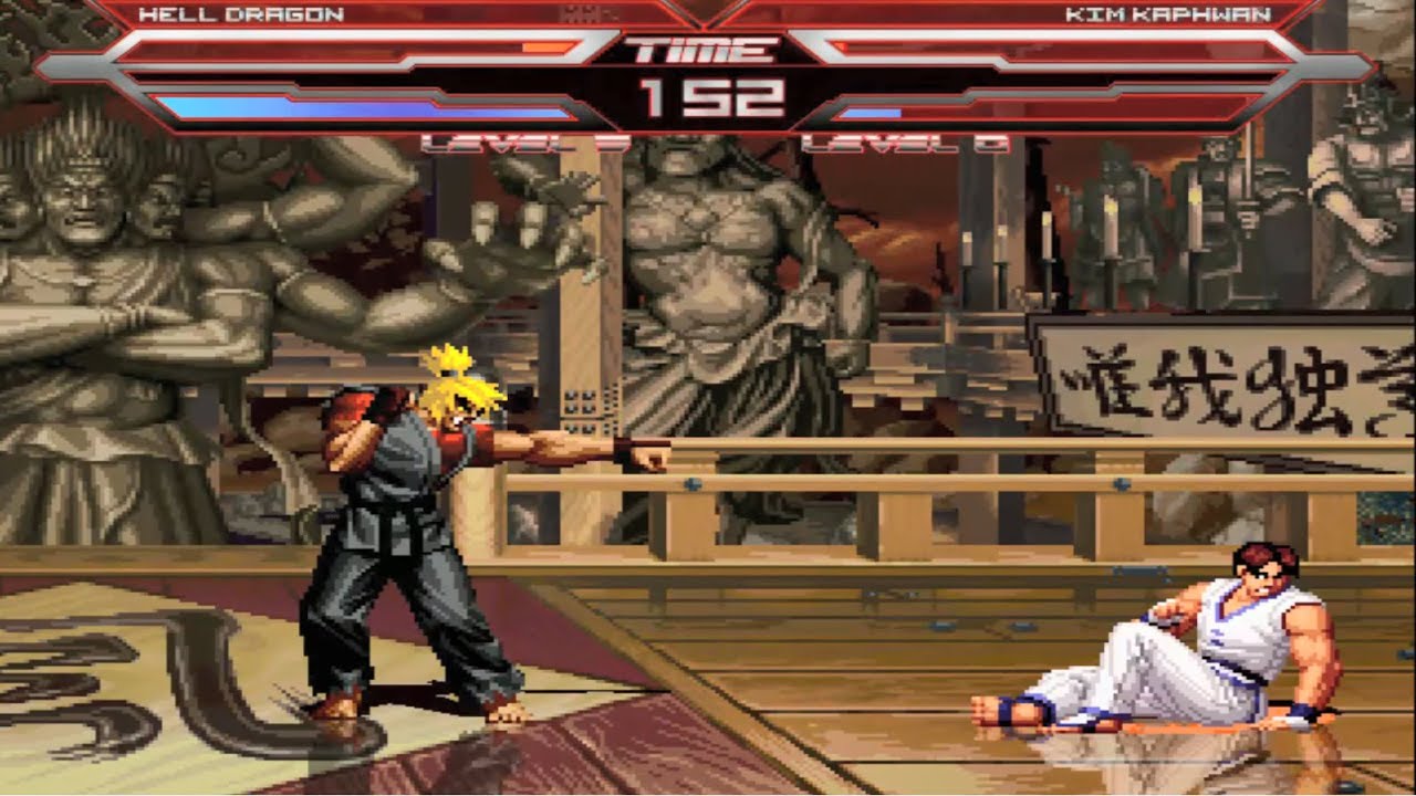 Dragon Ken vs Kim! High Level Insane Fight! - YouTube