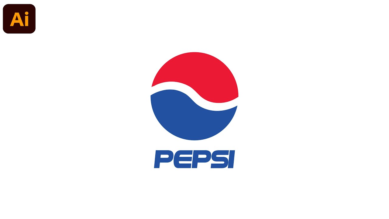 Pepsi logo tutorial: Create it in Illustrator - YouTube