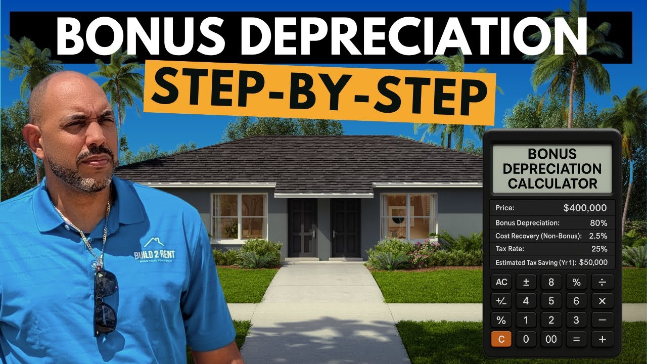 Bonus Depreciation Calculator: How Investors Save Thousands in Taxes ...