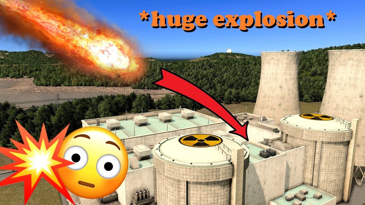 What happens when a meteor strike hits a nuclear power plant? - YouTube