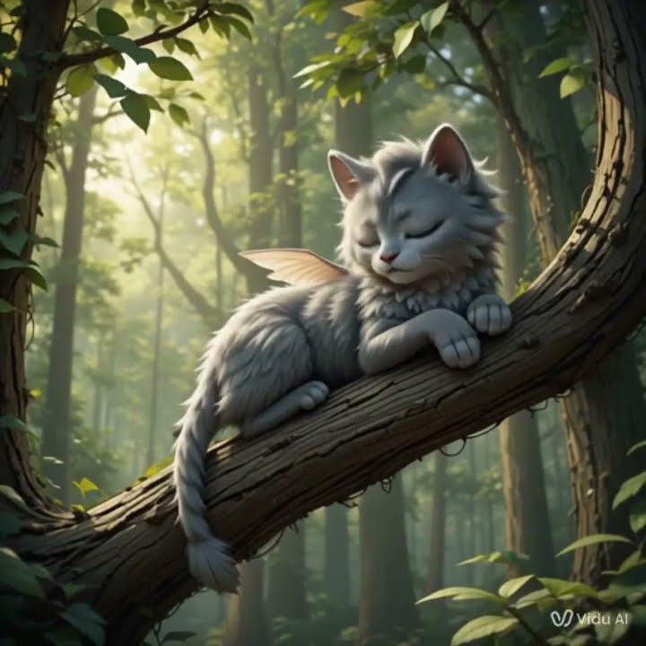 Fluffy Manticore Relaxing in the Forest 🌿🦁 - YouTube