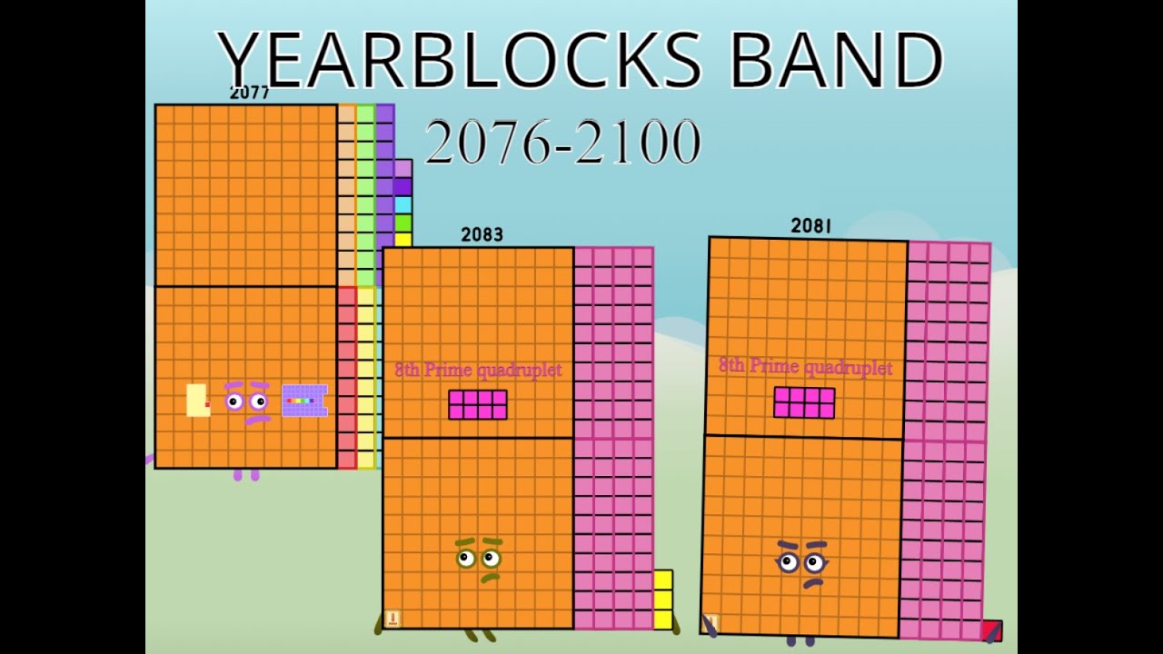 Yearblocks Band 2076-2100 - YouTube