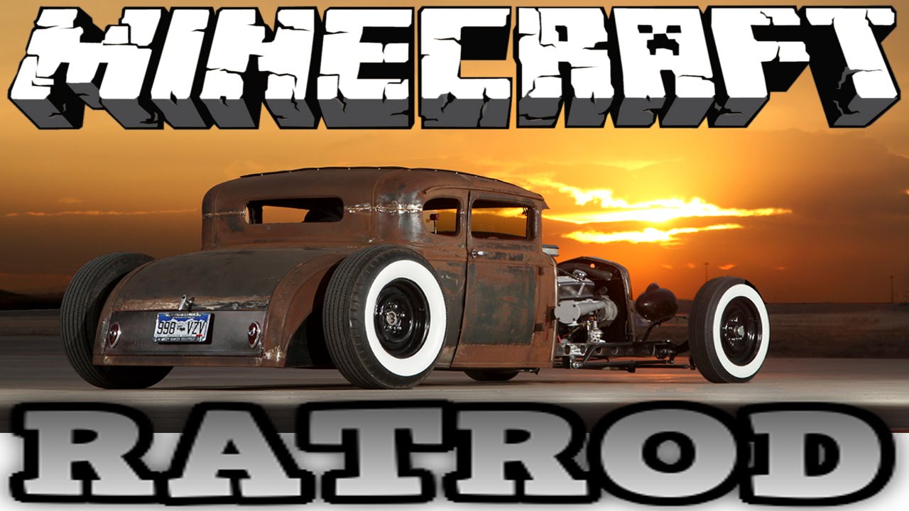 Minecraft Vehicle Tutorial - Rat Rod - WORLD FIRST. - YouTube