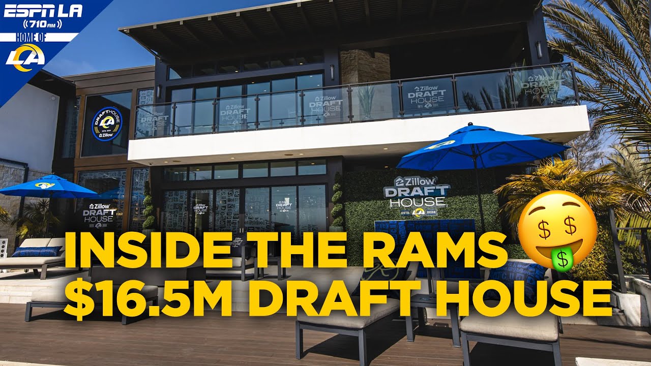 Exclusive: Sneak Peek Into the Rams New Draft House - YouTube