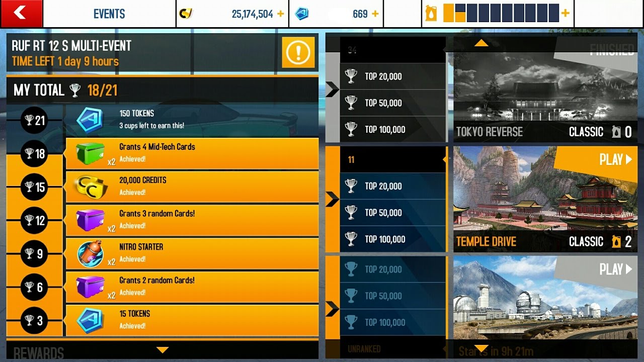 Asphalt 8 - Chevrolet Corvette Grand Sport•RUF RT 12 S Multi-event ...