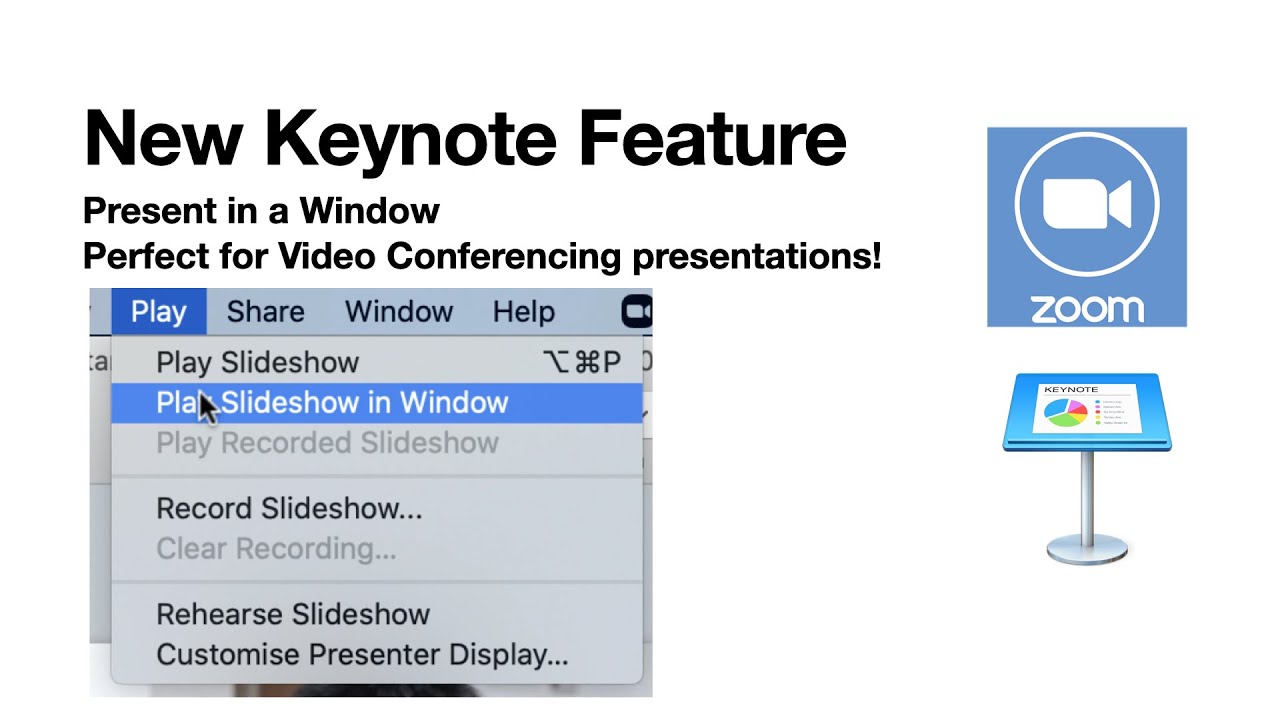 New Keynote Feature - Present in a Window! (1 minute learning) - YouTube