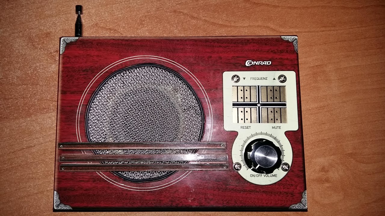 RÁDIO CONRAD STAVEBNICE RÁDIA FM Retro přijímače - YouTube