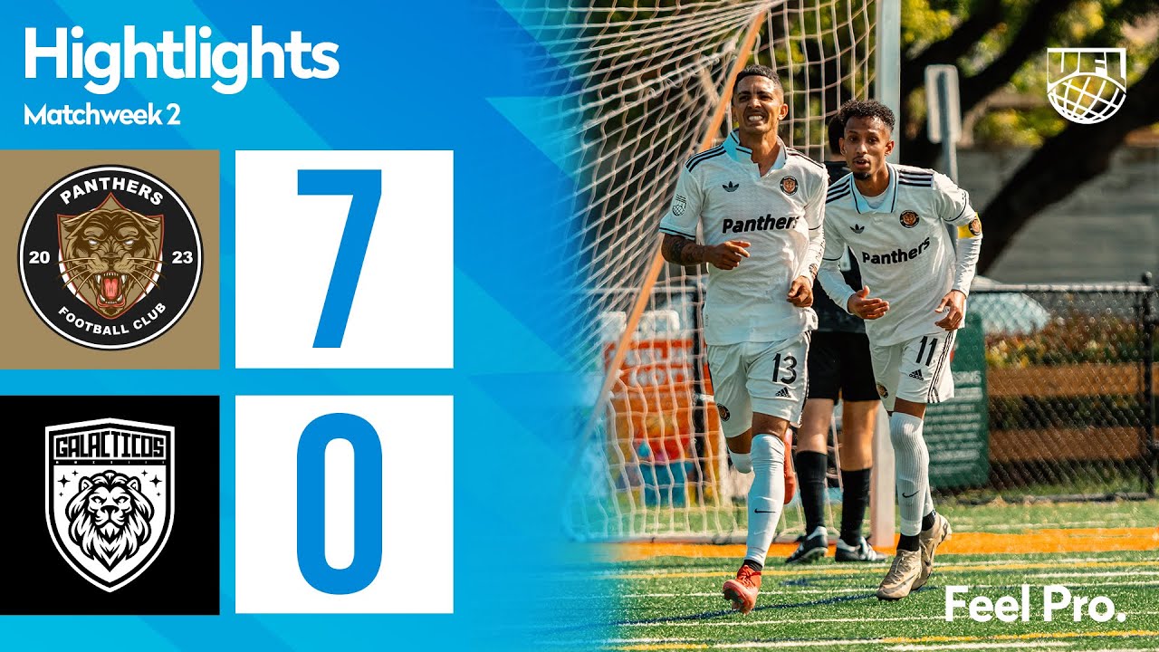 Panthers FC v Galacticos | The Ultimate Futbol League Highlights - YouTube