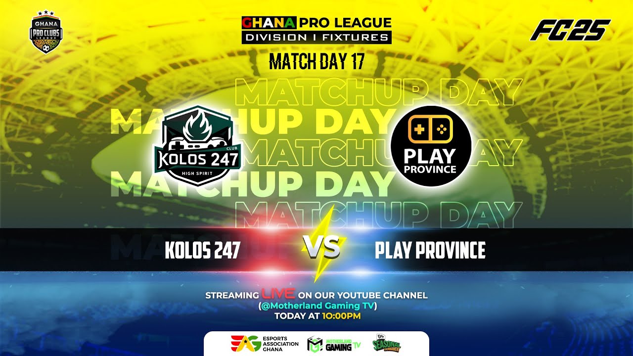 MATCH DAY 16 || DIVISION 1|| GHANA PRO LEAGUE EAFC 25 SEASON 1: KOLOS ...