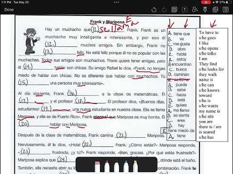 Reading of Spanish II Final Exam Spring 2023 - YouTube