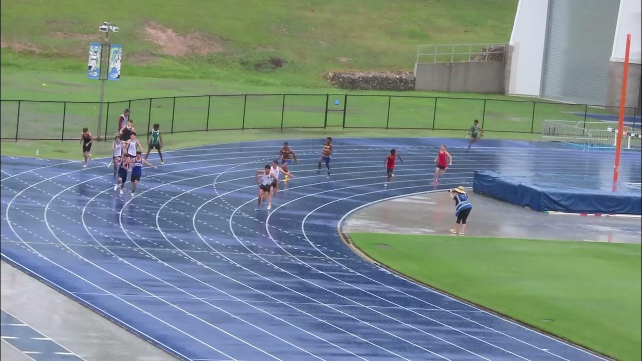 4 x 100m Relay U16 Men Final, QLD Relay Championships, SAF 16 November 2024 - YouTube