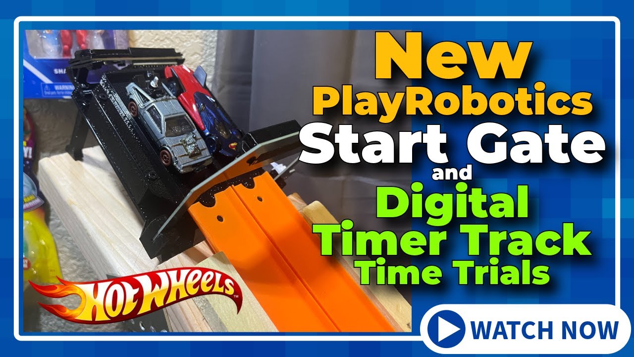 New PlayRobotics Start Gate and Digital Timer Track Time Trails | Hot ...