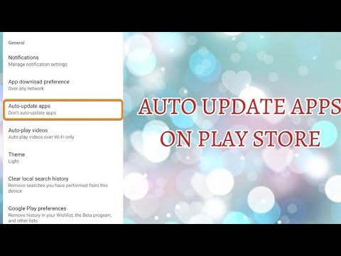 How to Auto Updates Apps on Google Play Store - YouTube