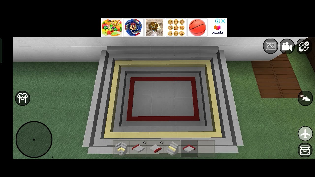 I made a bey stadium and many block craft - YouTube