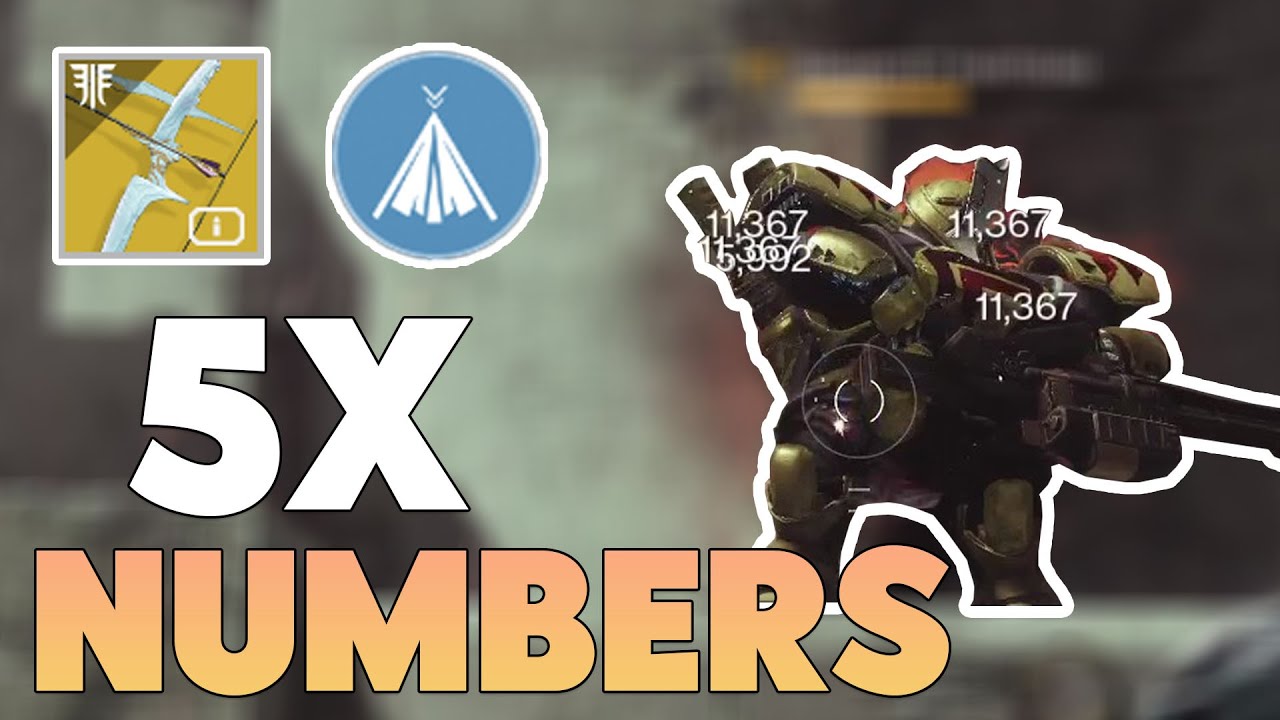 [Destiny 2] 5x damage numbers bug on the Wish-Ender - YouTube