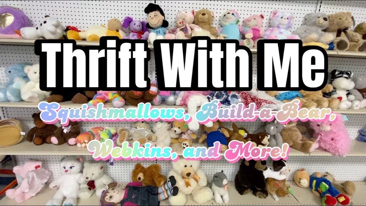 Plush STUFFED ANIMALS Thrift Hunt • Thrifting for Squishmallows ...