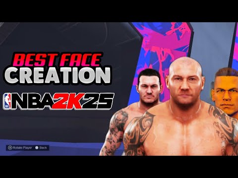 WWE FACE CREATION on NBA 2K25 | Make Your MyPlayer Look Like A WWE ...