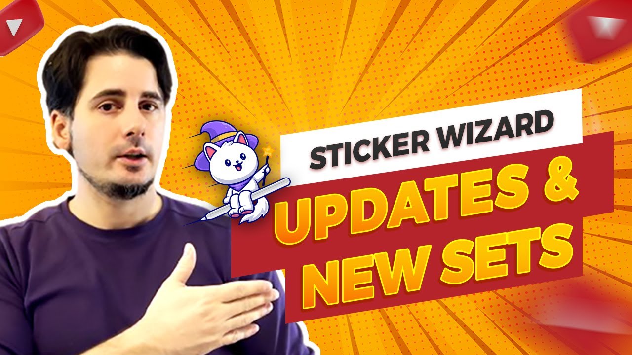 The Sticker Wizard - Updates & New Sets - YouTube