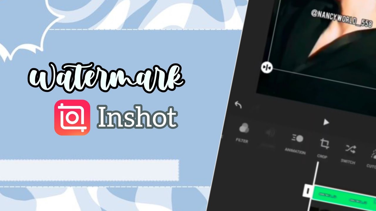 how to make watermark || in inshot - YouTube