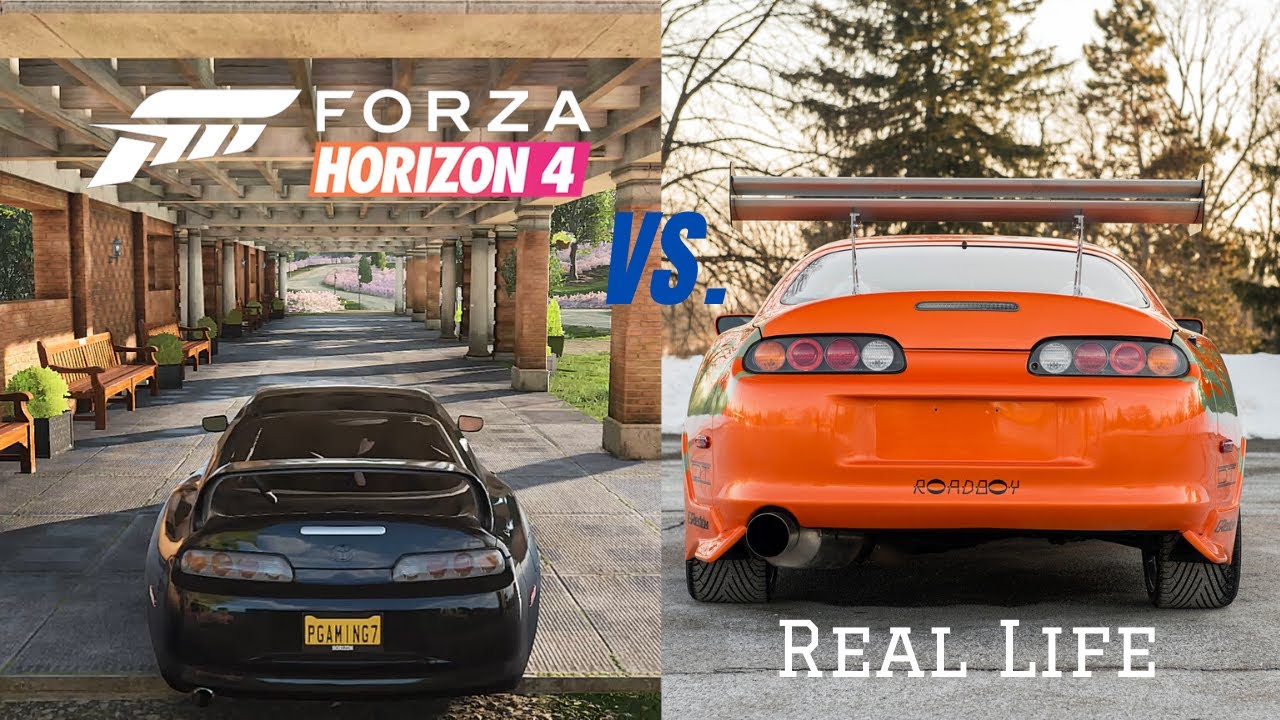 Forza Horizon 4 vs REAL LIFE Engine Sounds Comparison! 🙀 | P&Tgaming7 ...