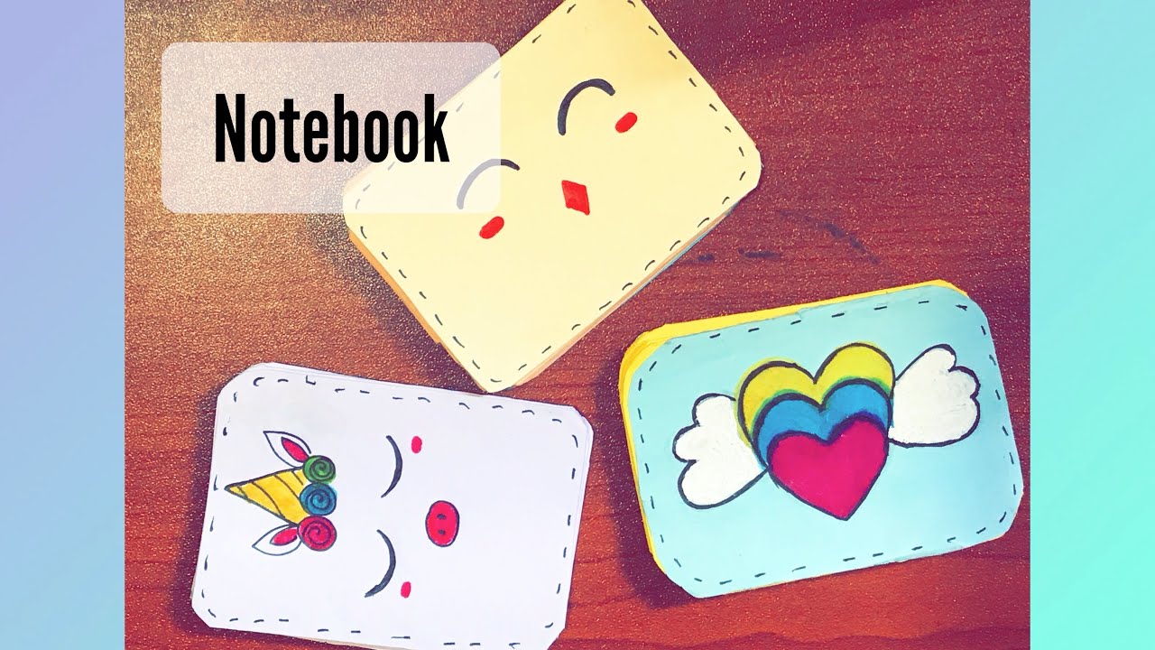 How To Make Simple Note Book - YouTube